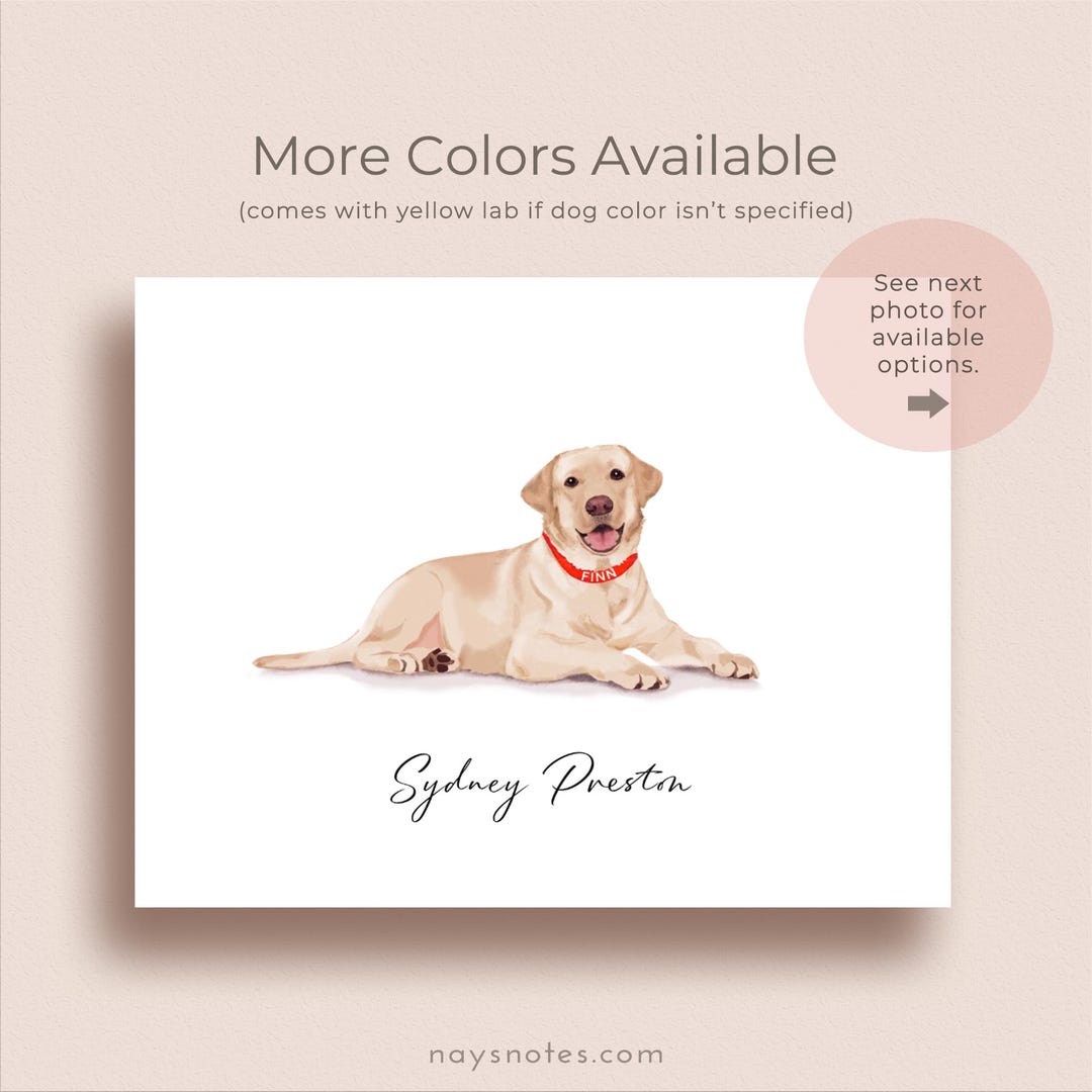 Lab Note Cards - Personalized Lab Stationery - More Colors - Folded ...