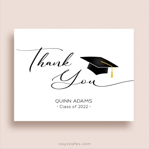 Graduation Note Cards Grad Thank You Cards Graduation - Etsy