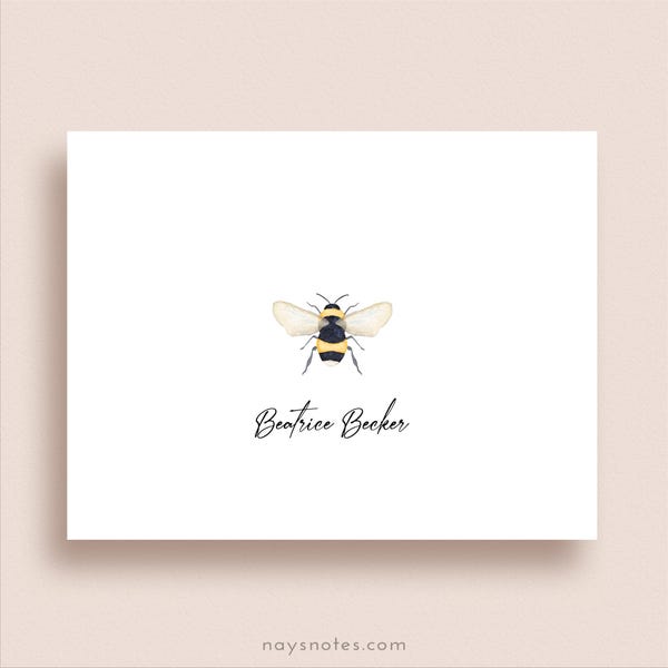 Bumblebee Stationery - Etsy