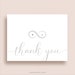 Wedding Thank You Notes Infinity Symbol Thank You Infinity Thank You ...