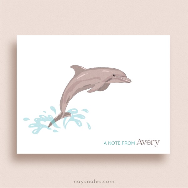 Dolphin Thank You - Etsy