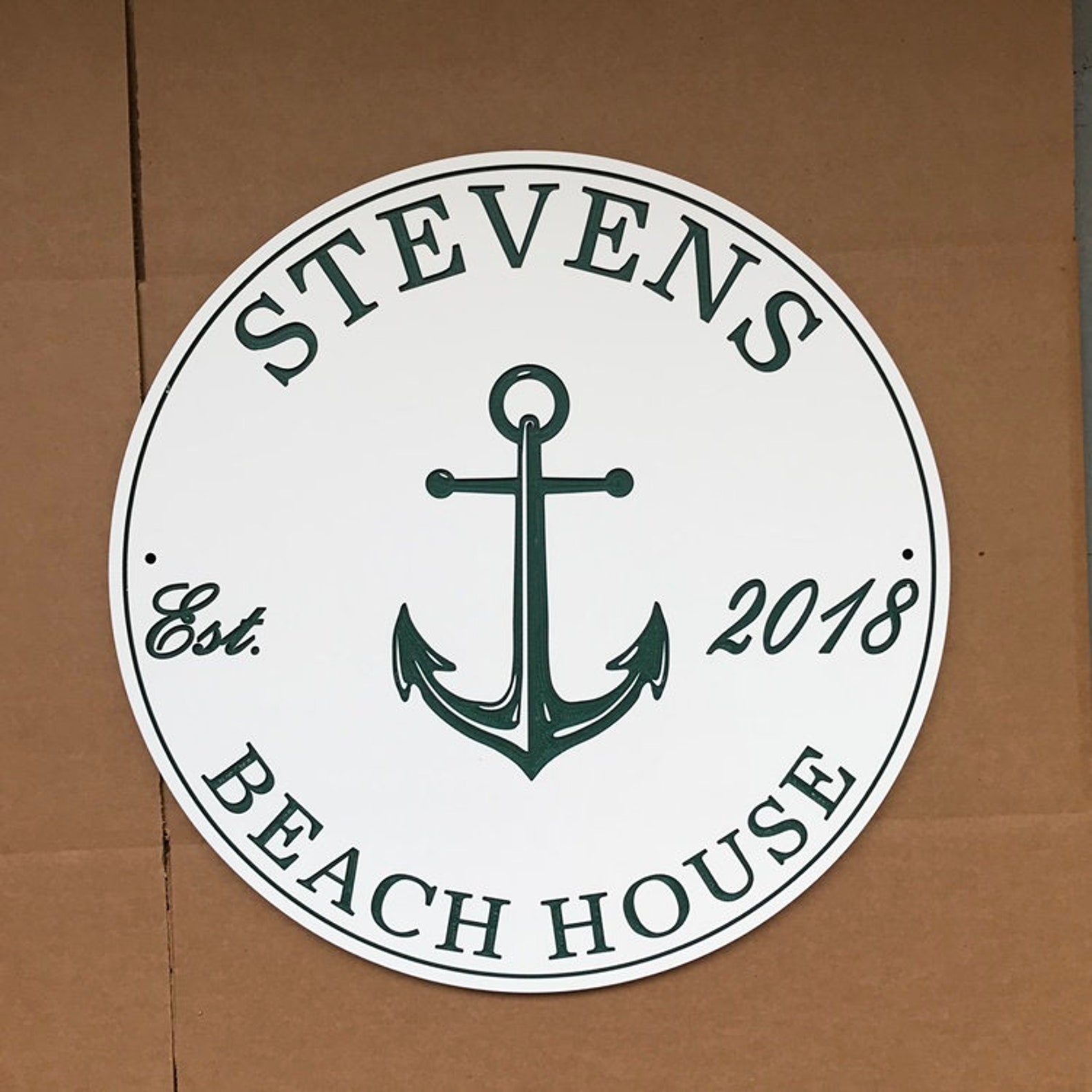Beach House Sign Coastal Home Sign Custom Lake House Sign | Etsy