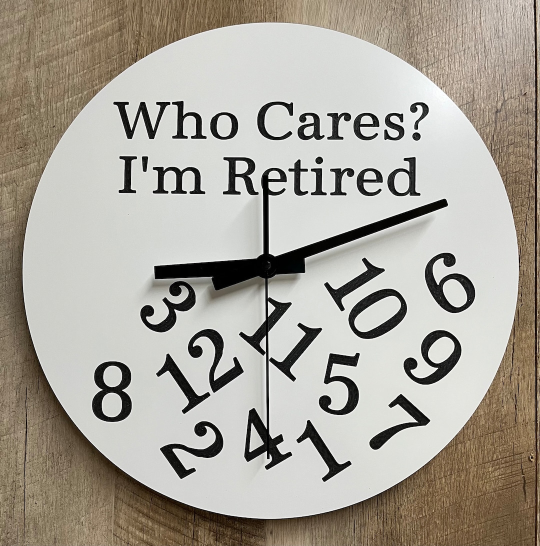 Retirement Gift Clock Wall Clock Beach House Clocks Lake - Etsy