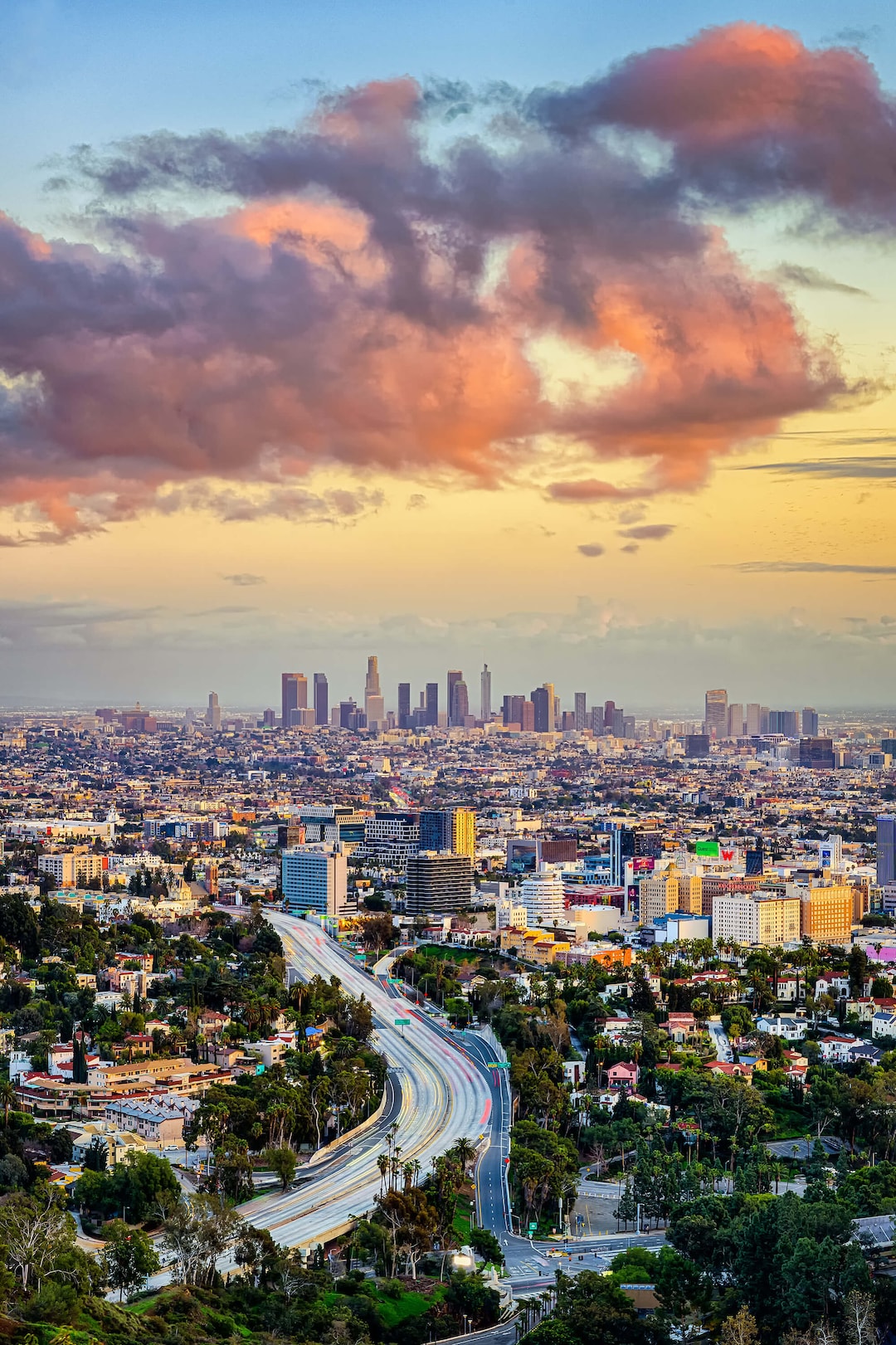 Los Angeles Photo LA Photography Los Angeles Downtown Sunset LA ...