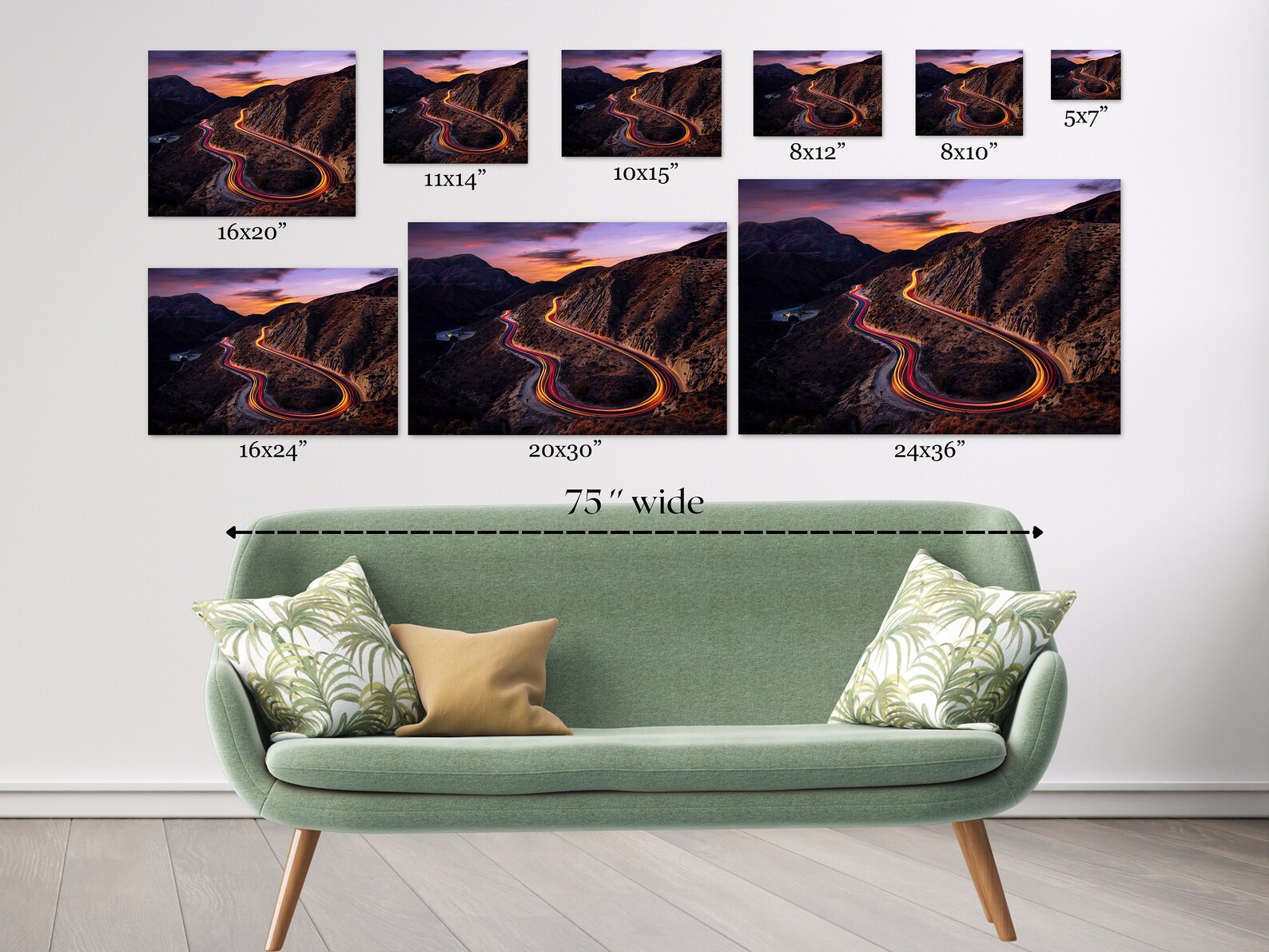Grimes Canyon Photo Print - Los Ångeles Art Print - LA Canyon Road ...