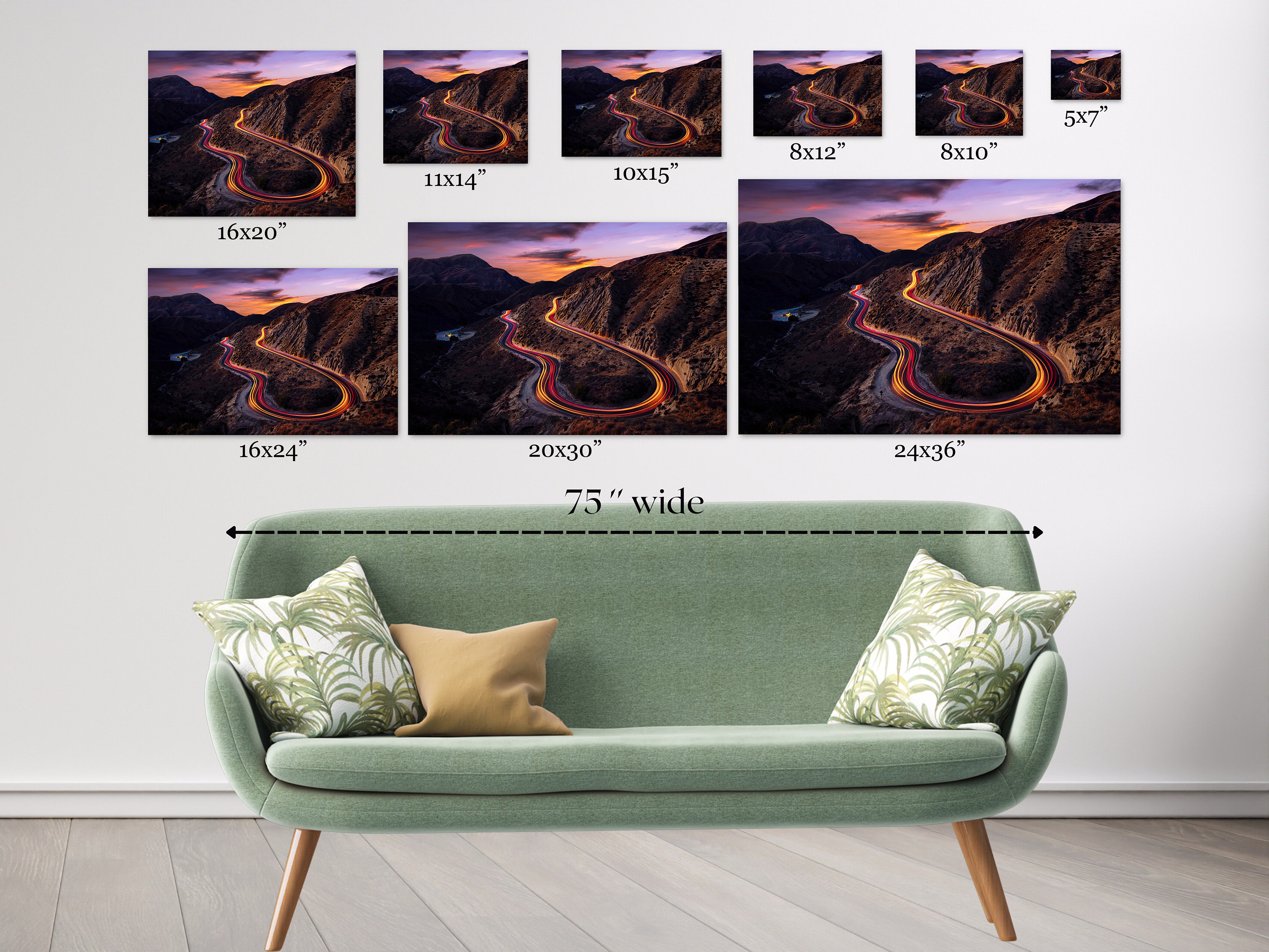 Grimes Canyon Photo Print - Los Ångeles Art Print - LA Canyon Road ...