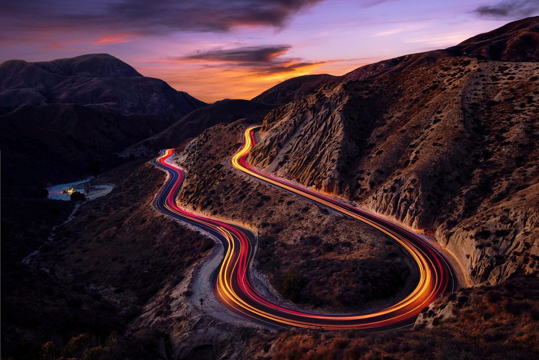 Grimes Canyon Photo Print - Los Ångeles Art Print - LA Canyon Road ...
