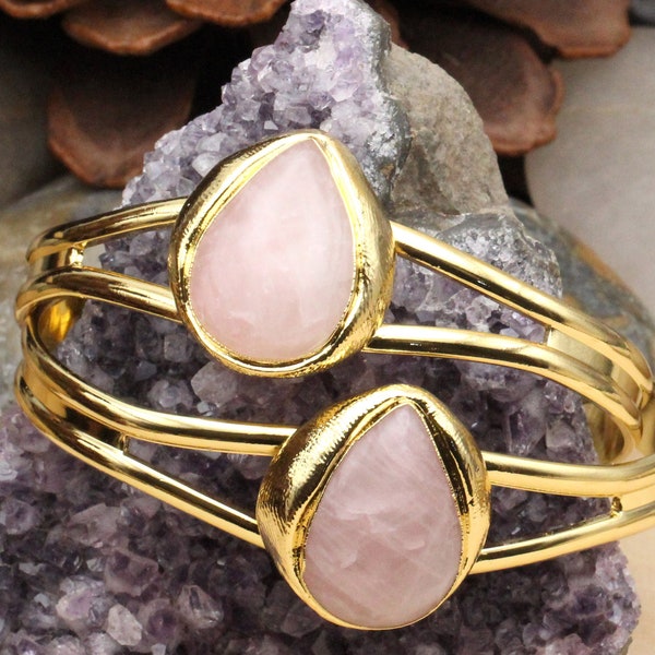 Rose Quartz Gold - Etsy