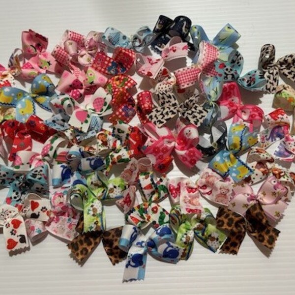 Dog Hair Bows - Etsy