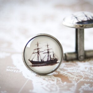 Tall Ship Cufflinks - Etsy