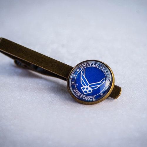 Tie Clip Air Force Tie Clip Military Formalwear Air Force - Etsy
