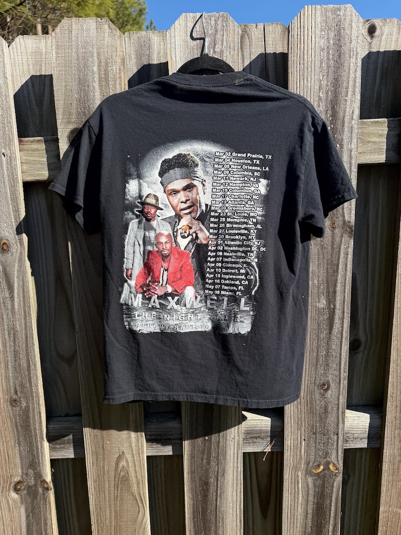 The Night Tour MAXWELL ANTHONY HAMILTON Band Tshirt - Etsy