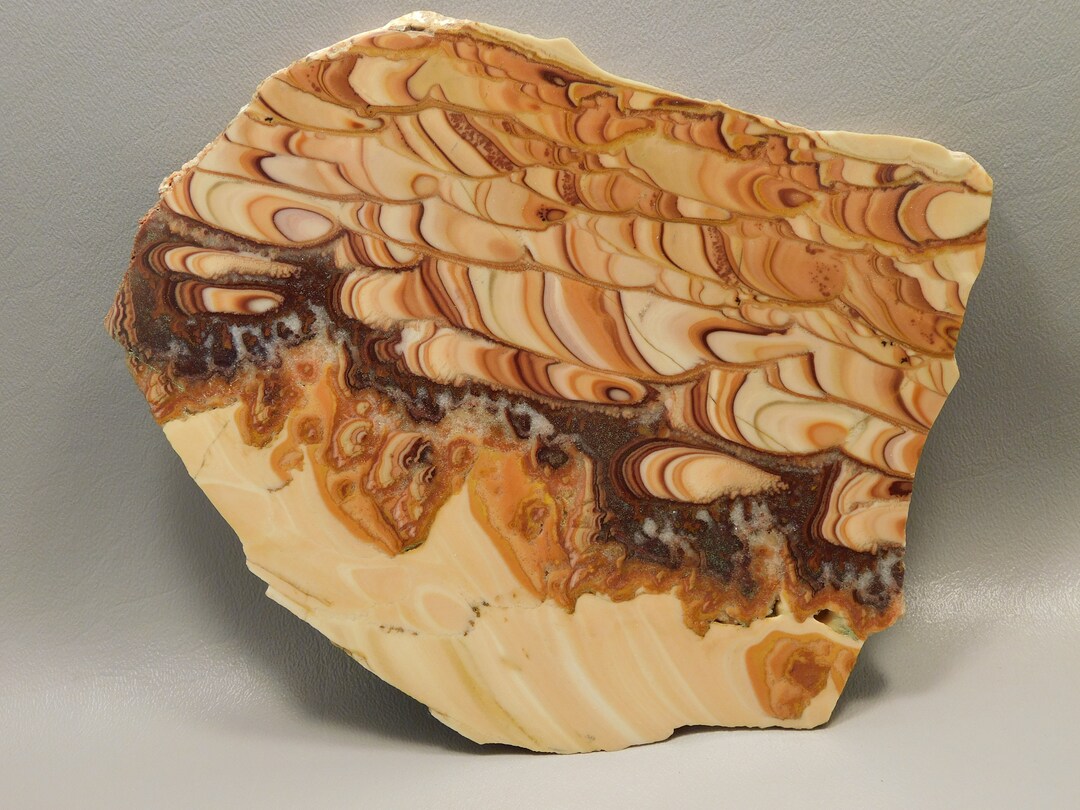 Wave Dolomite Polished Stone Slab Collector Semiprecious Gemstone Wavy ...