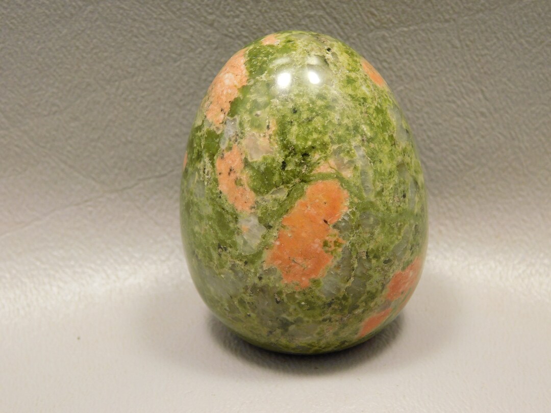 Unakite Egg Shaped Carving 2 Inch or 50 Mm Green Pink Stone e1 - Etsy