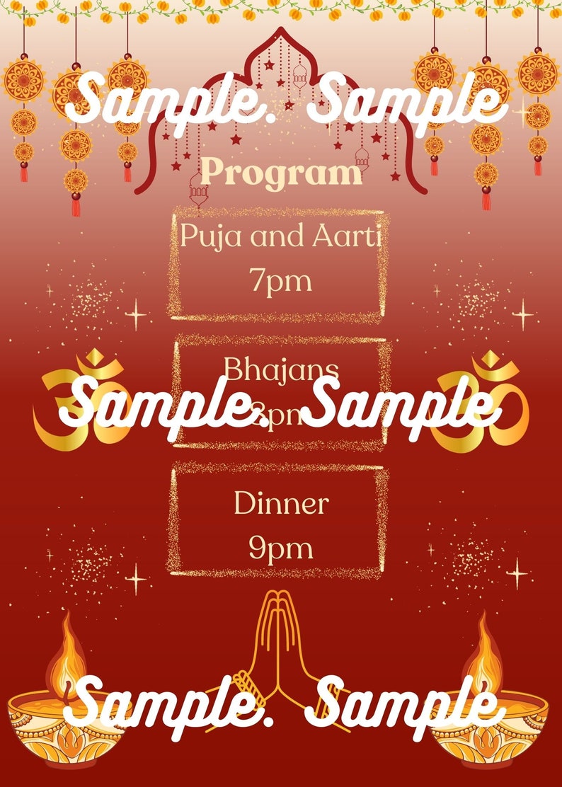 Durga Mata Jagran Video With Music and Virtual Invitation. Easy Editing ...