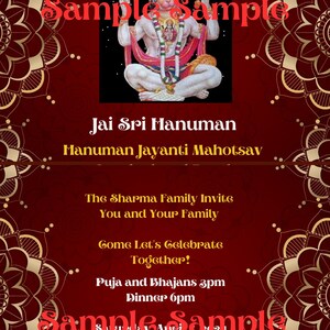Hanuman Invitations - Etsy Australia