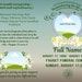 Tuberose Theme Indian Funeral Announcement and Program Booklet in ...