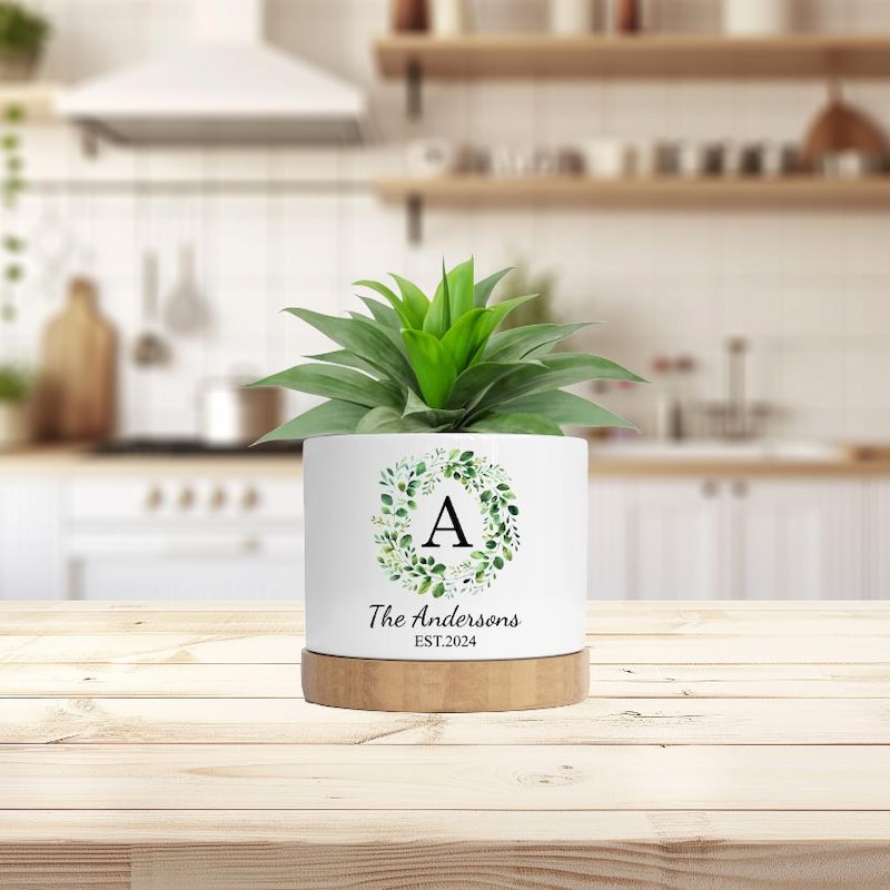 Monogram Planter - Etsy
