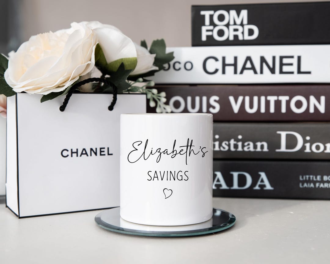 Personalized Coin Bank, Personalized Money Box, Gift for Her, Piggy ...