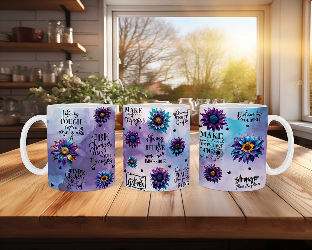 Motivational Coffee Mug, Positive Coffee Mug, Inspirational Coffee Mug ...