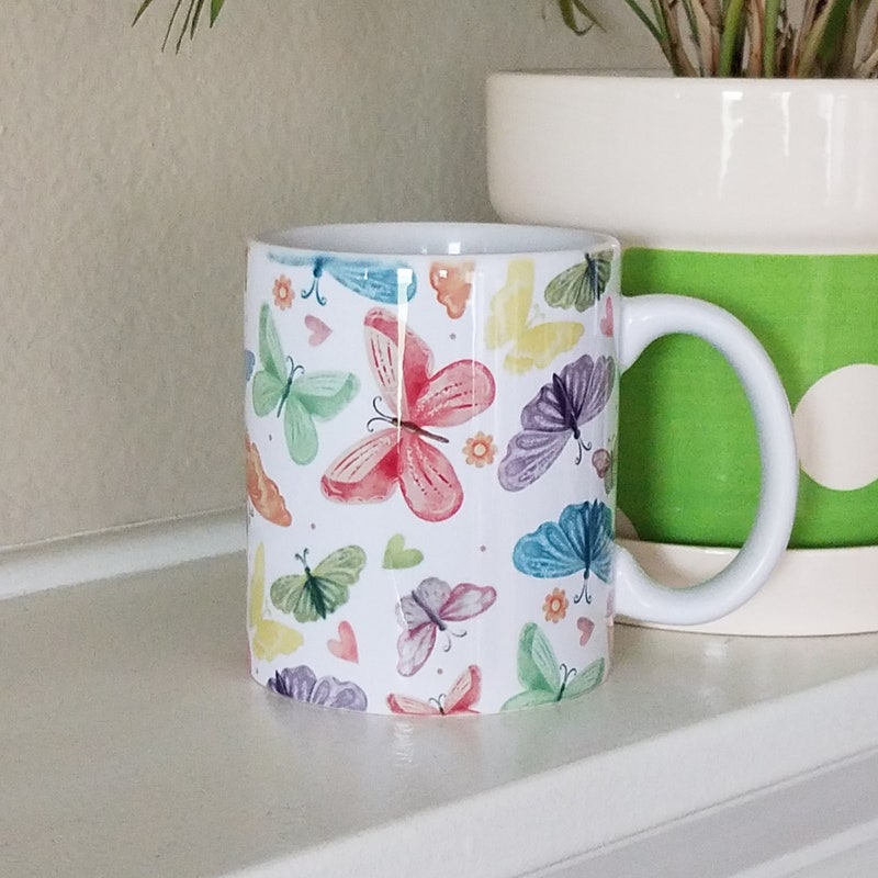 Butterfly Coffee Mug - Etsy