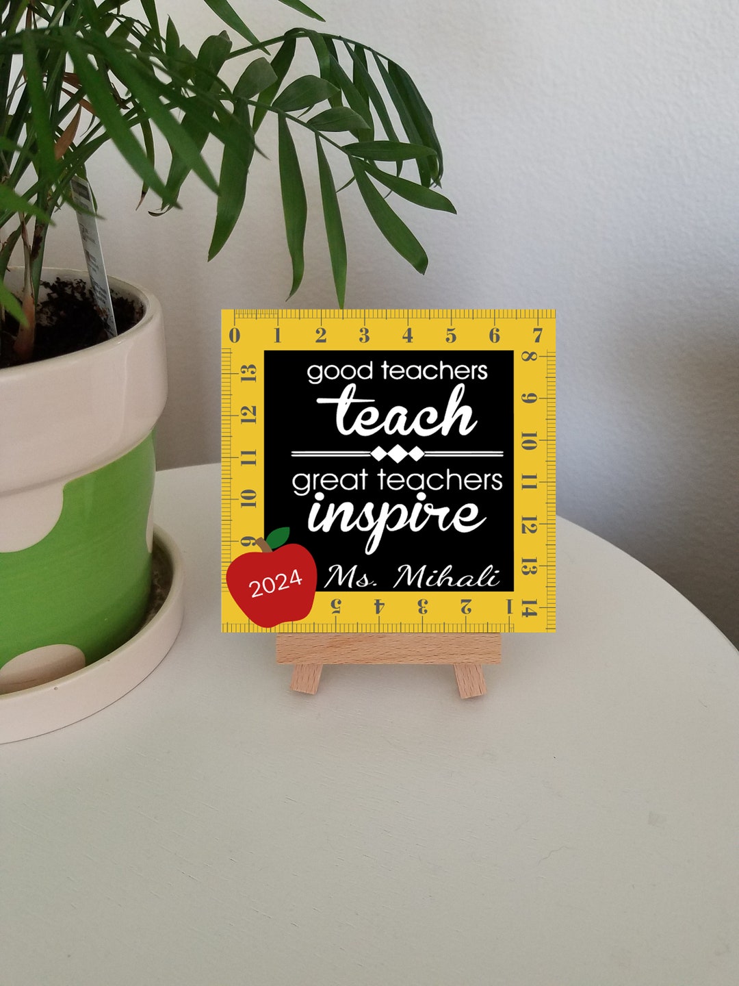 Personalized Teacher Sign, Personalized Teacher Gift, Gift for Teacher ...