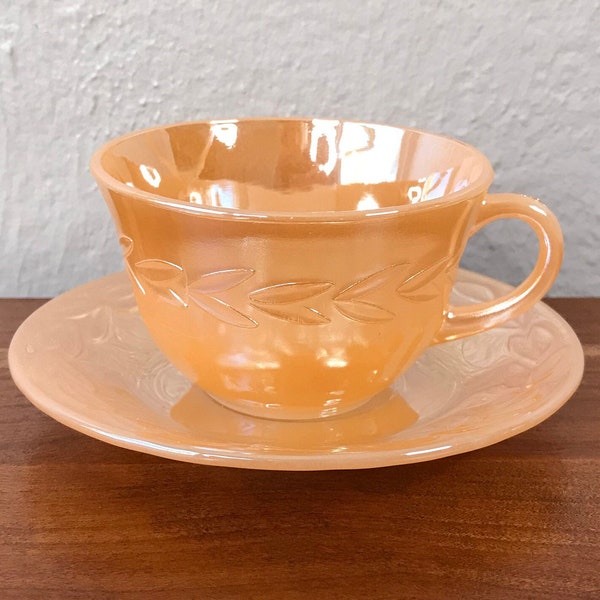 Peach Lusterware - Etsy