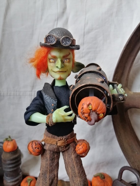 Dolls Steampunk Christmas Angel OOAK Custom Doll Repaint Toys etna.com.pe