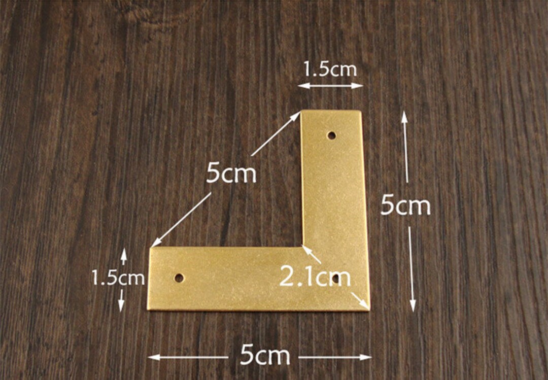 4 Pcs Brass Corner,brass Corner Bracket,decorative Corners,corner ...