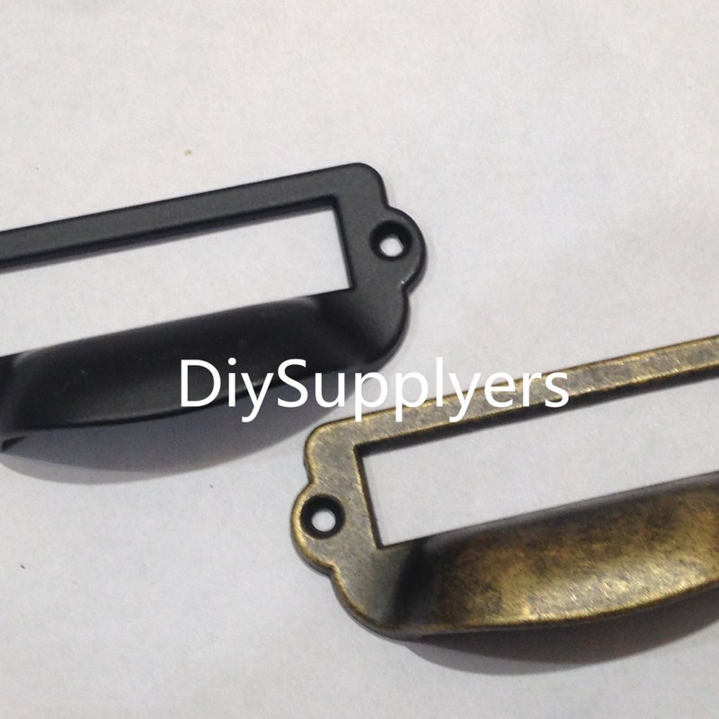 Label Drawer Pull - Etsy