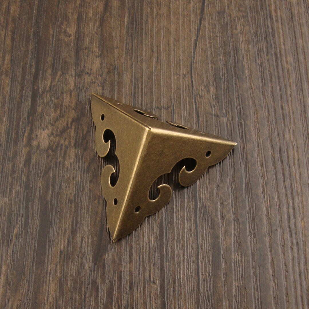 4 Pcs Brass Corner,brass Corner Bracket,decorative Corners,corner ...