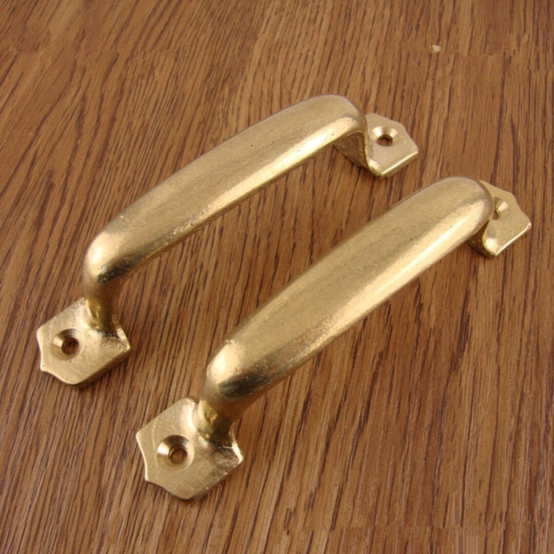 Brass Made : 1 Pcs 120mmx30mm Brass Cabinet Door Handle,brass Handle ...