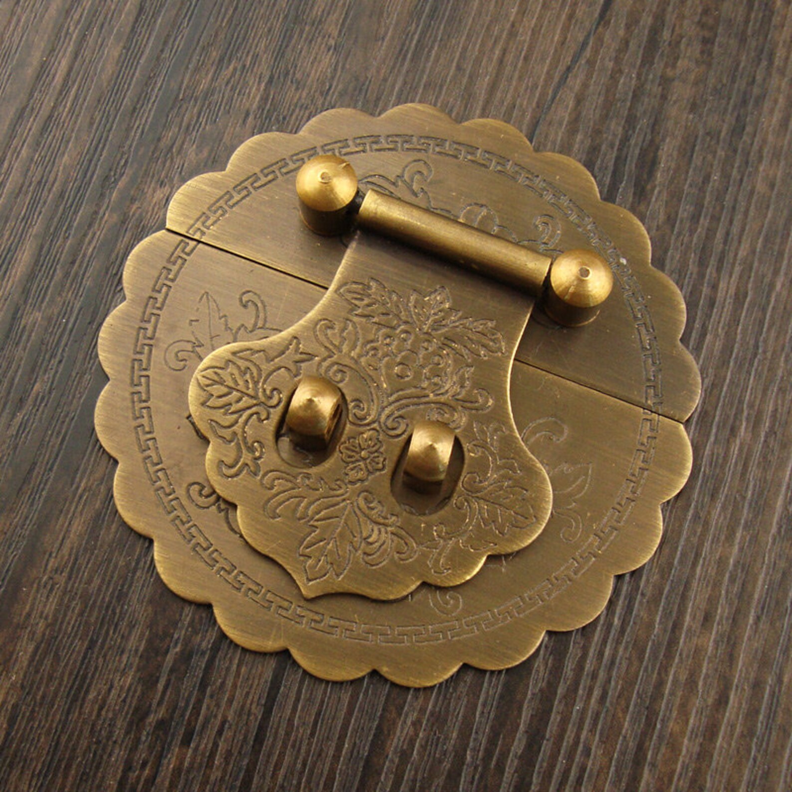 Brass made: 1Pcs Wooden jewelry Box Latcheshaspbox catches | Etsy