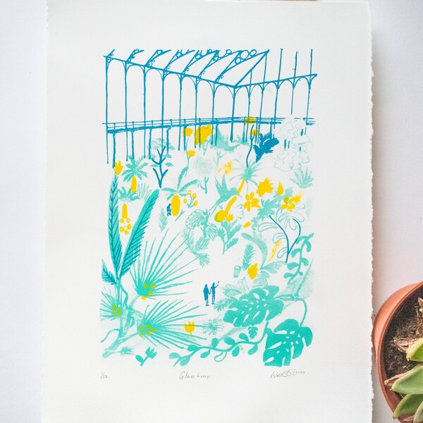 Screen Print Art - Etsy UK