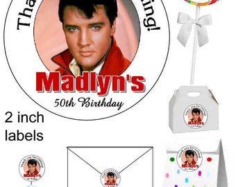 Elvis sticker | Etsy