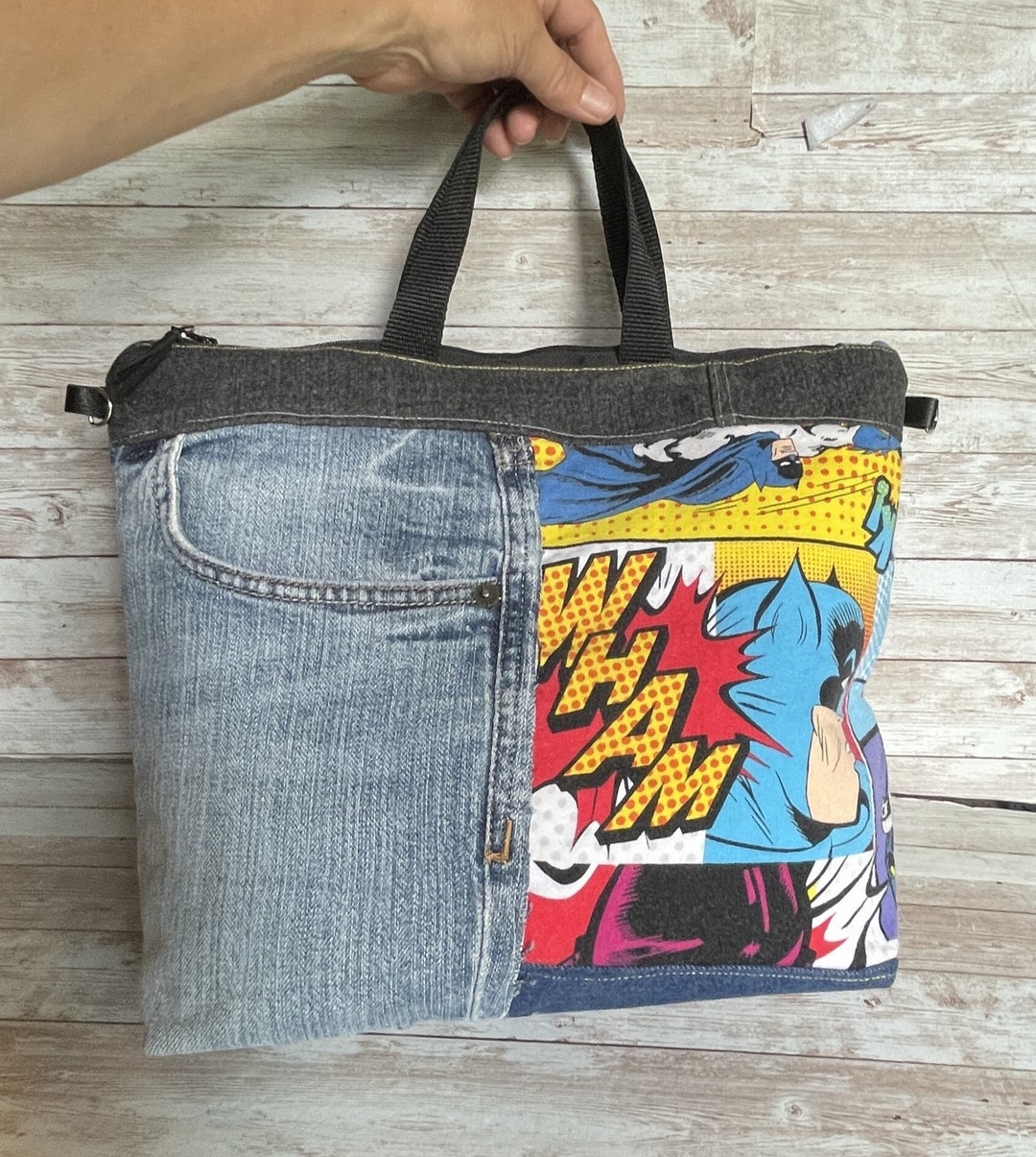 Comic Book Purse / Superhero Purse / Superhero Tote Bag / Super Hero ...