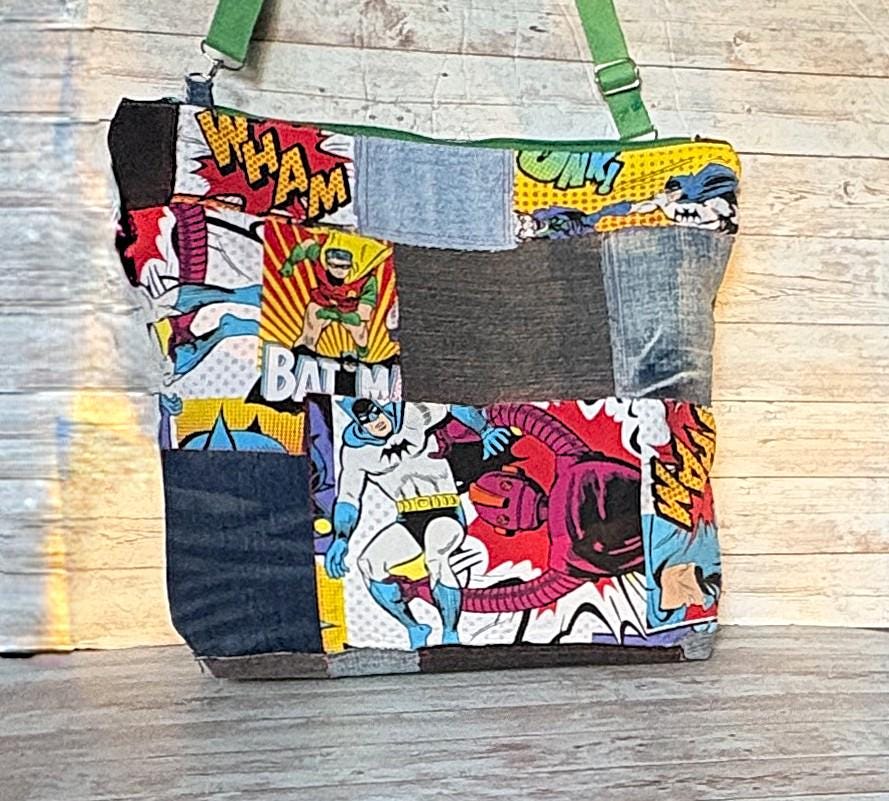 Comic Character Tote Bag / Comic Book Bag / Comic Purse Tote - Etsy