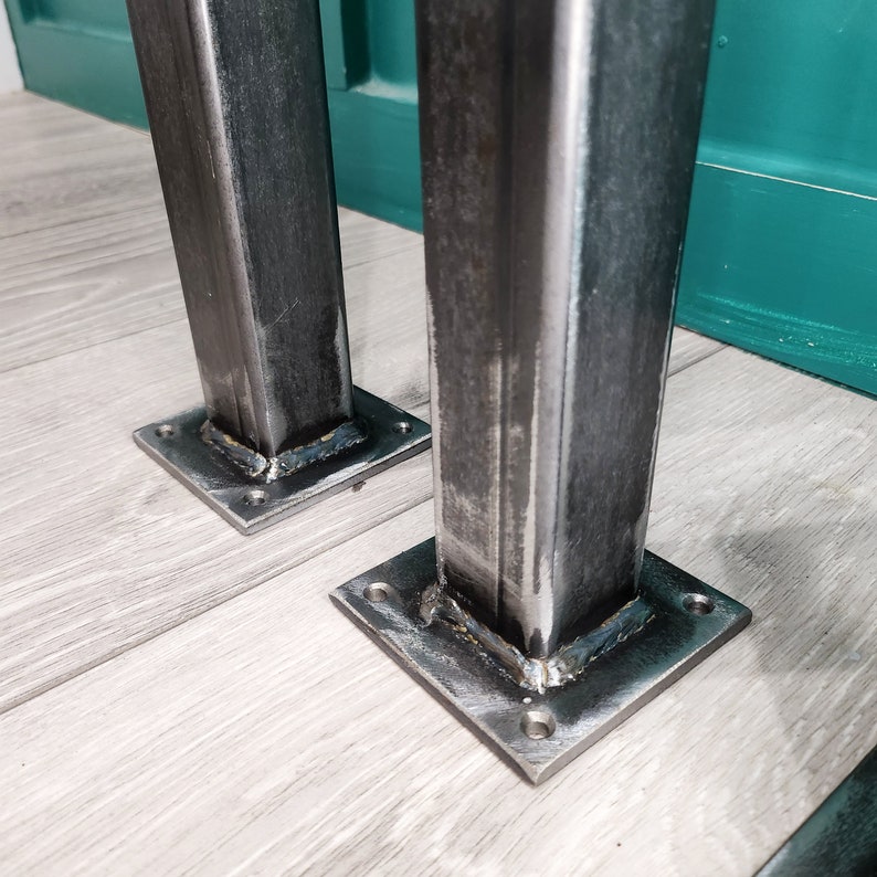 Heavy Duty Metal Table Legs | Industrial Steel Desk Legs | Handmade ...
