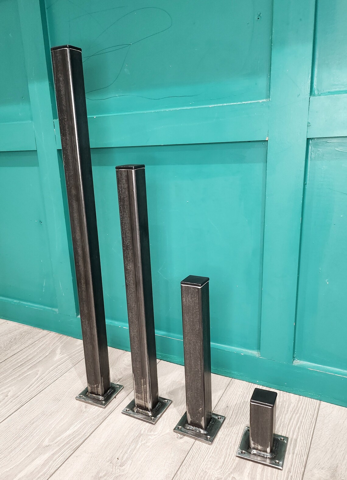 Heavy Duty Metal Table Legs | Industrial Steel Desk Legs | Handmade ...