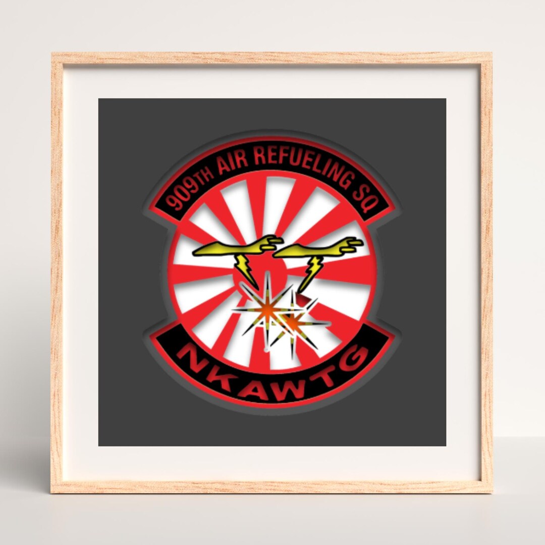 909th Air Refueling Squadron 3D Layered SVG & PNG for Cardstock Cricut ...