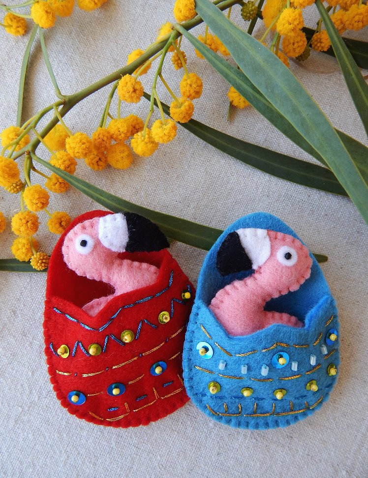 Flamingo Sweethearts From Cyprus.cute Flamingo Couple Magnets.two ...