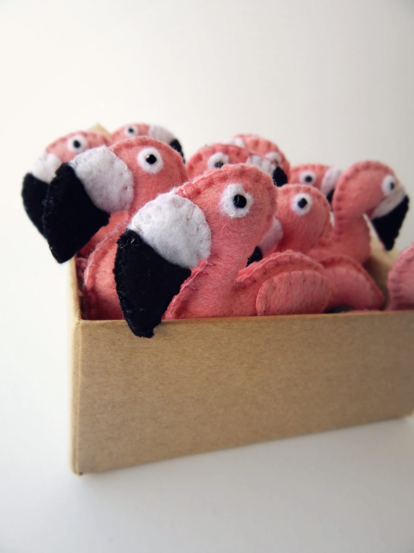 Flamingo Key-chain.cute Felt Flamingo.handmade Flamingo Keychain ...