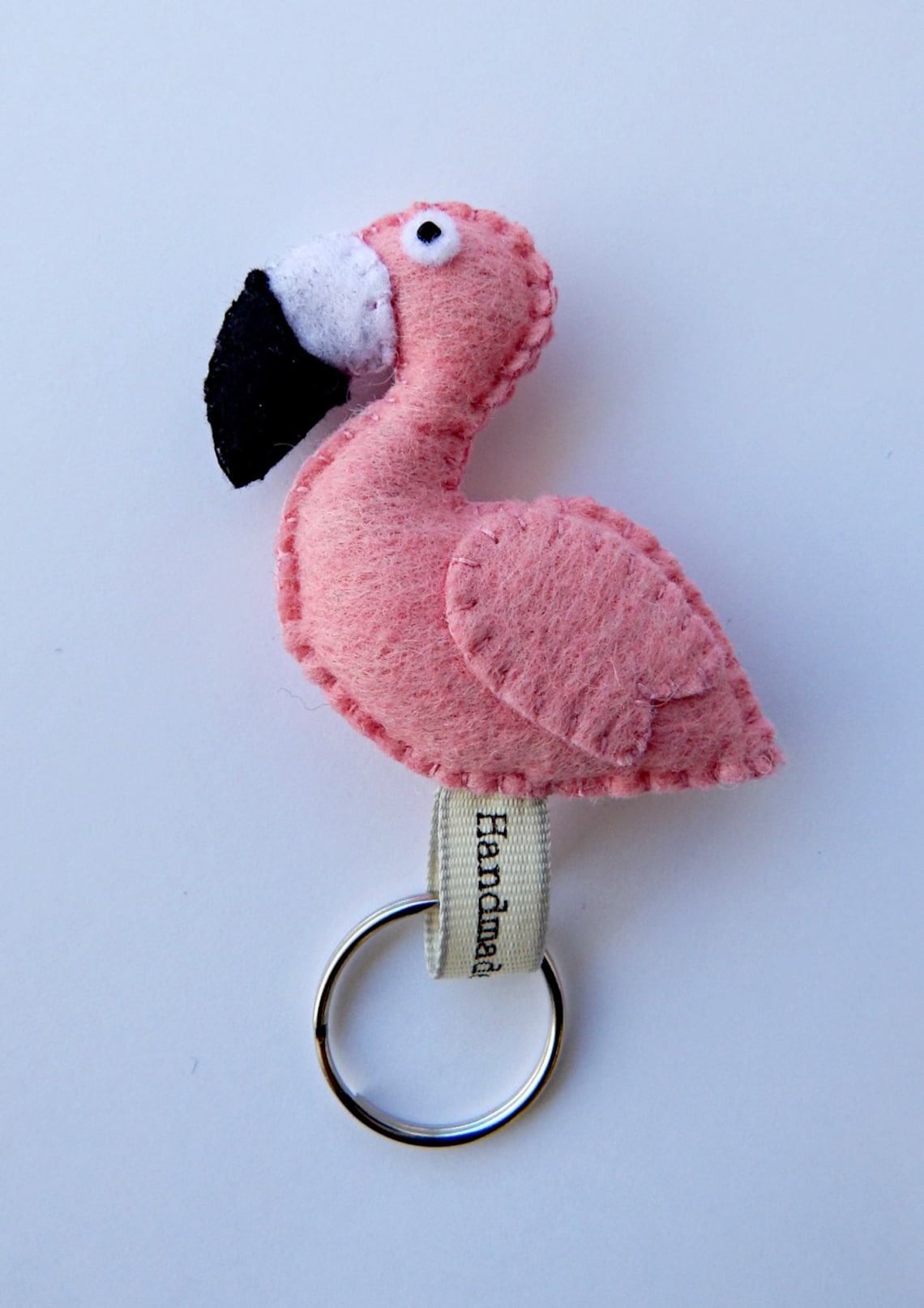Flamingo Key-chain.cute Felt Flamingo.handmade Flamingo | Etsy