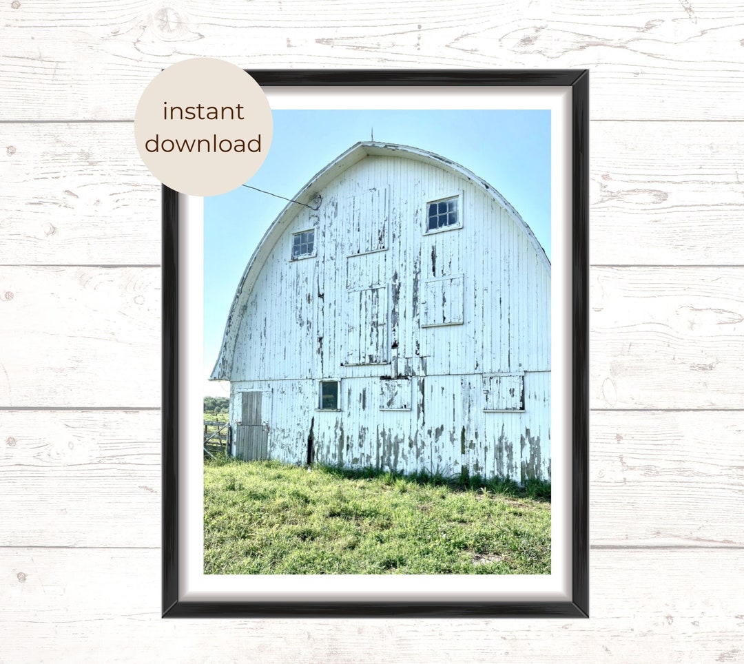 Modern Farm House Printable Wall Art, Farm Photography, Farm Pictures ...