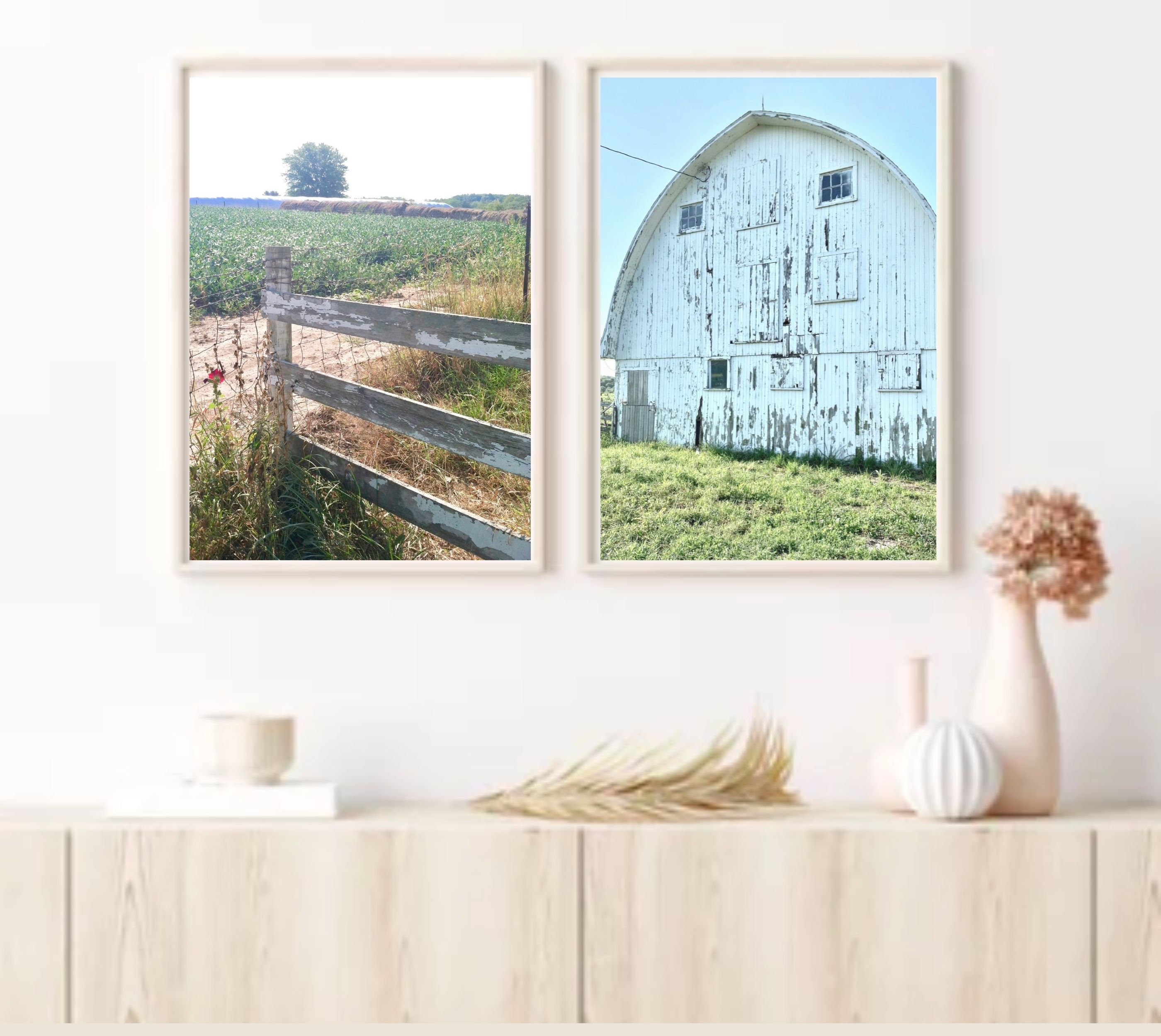 Modern Farm House Printable Wall Art, Farm Photography, Farm Pictures ...