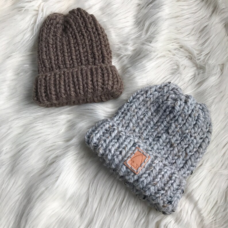 KNITTING PATTERN X Double Brim Crew Hat X the Hempstead Beanie - Etsy