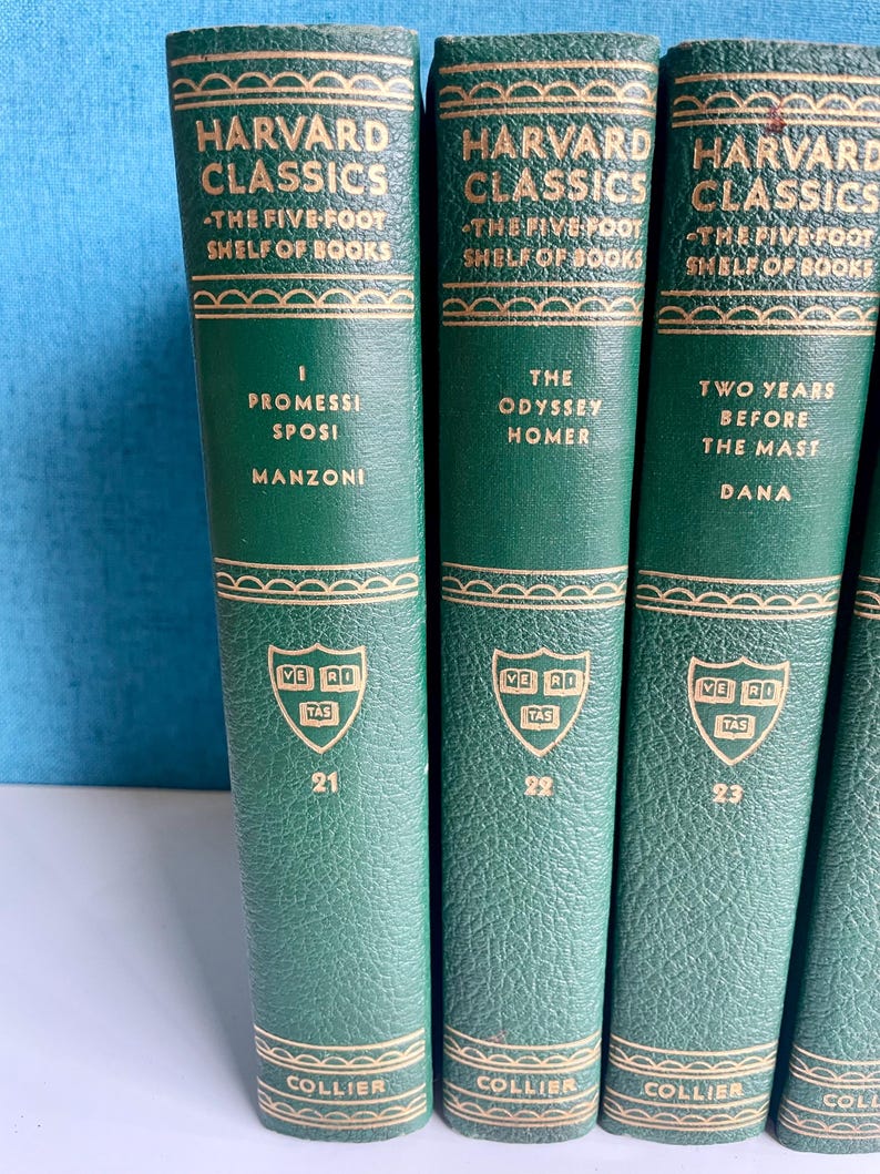Harvard Classics the Five-foot Shelf of Books Volumes 21-30 - Etsy