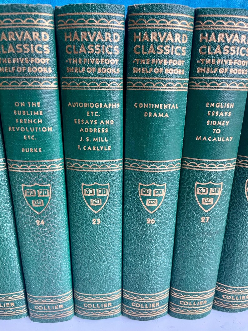Harvard Classics the Five-foot Shelf of Books Volumes 21-30 - Etsy