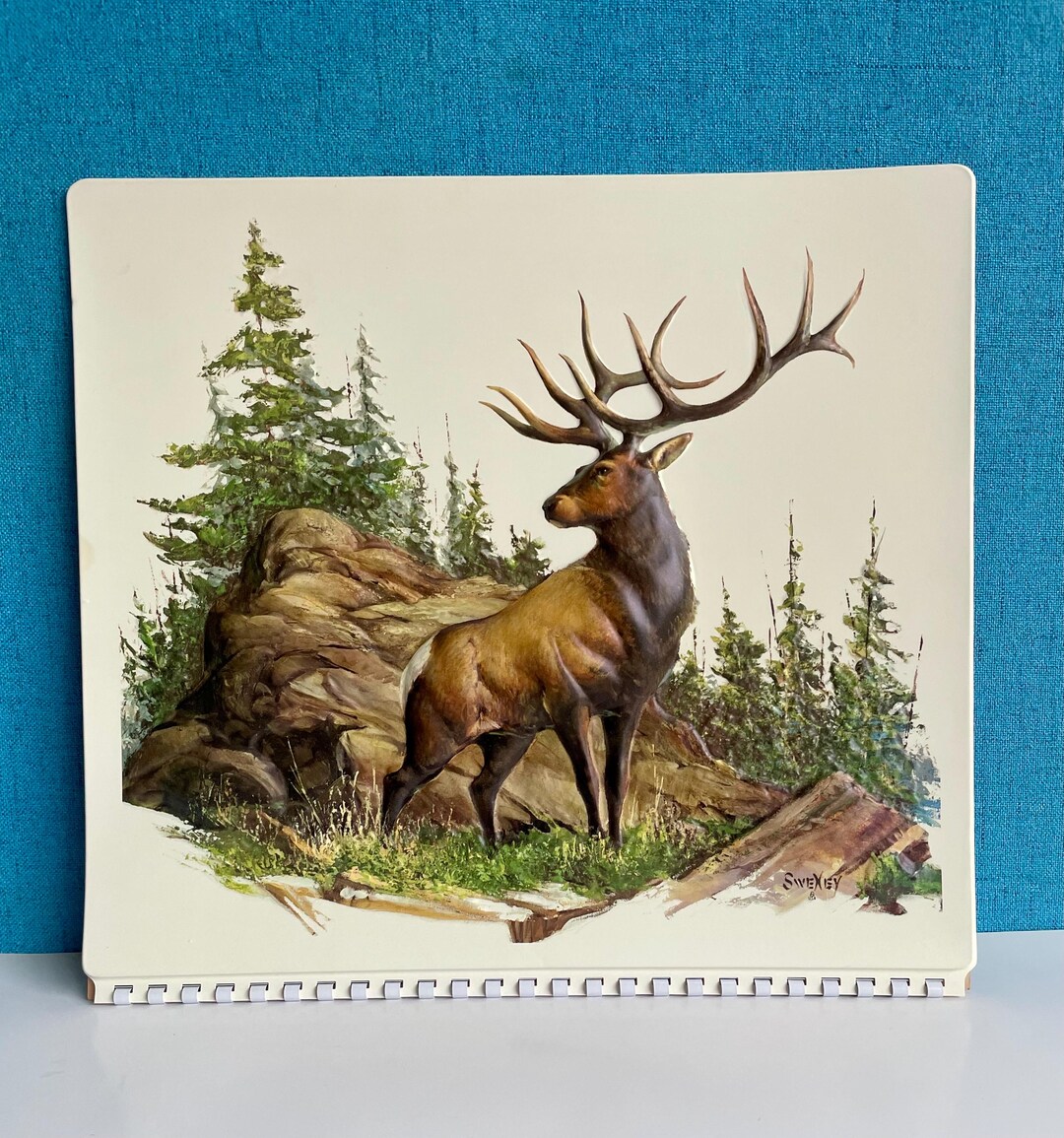 Vintage Fred Sweney Big Buck Deer Elk Formcraft Vacuum Form 3-D ...