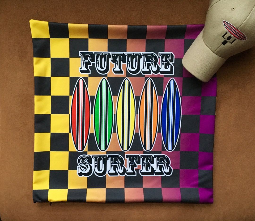 Future Surfer 20 X 20 Large Soft Fluffy Decorative - Etsy UK